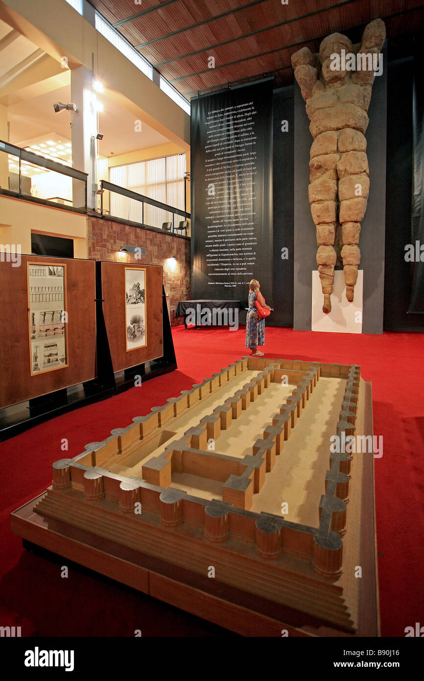 Atlas, archaeological museum, Agrigento, Sicily, Italy Stock Photo - Alamy