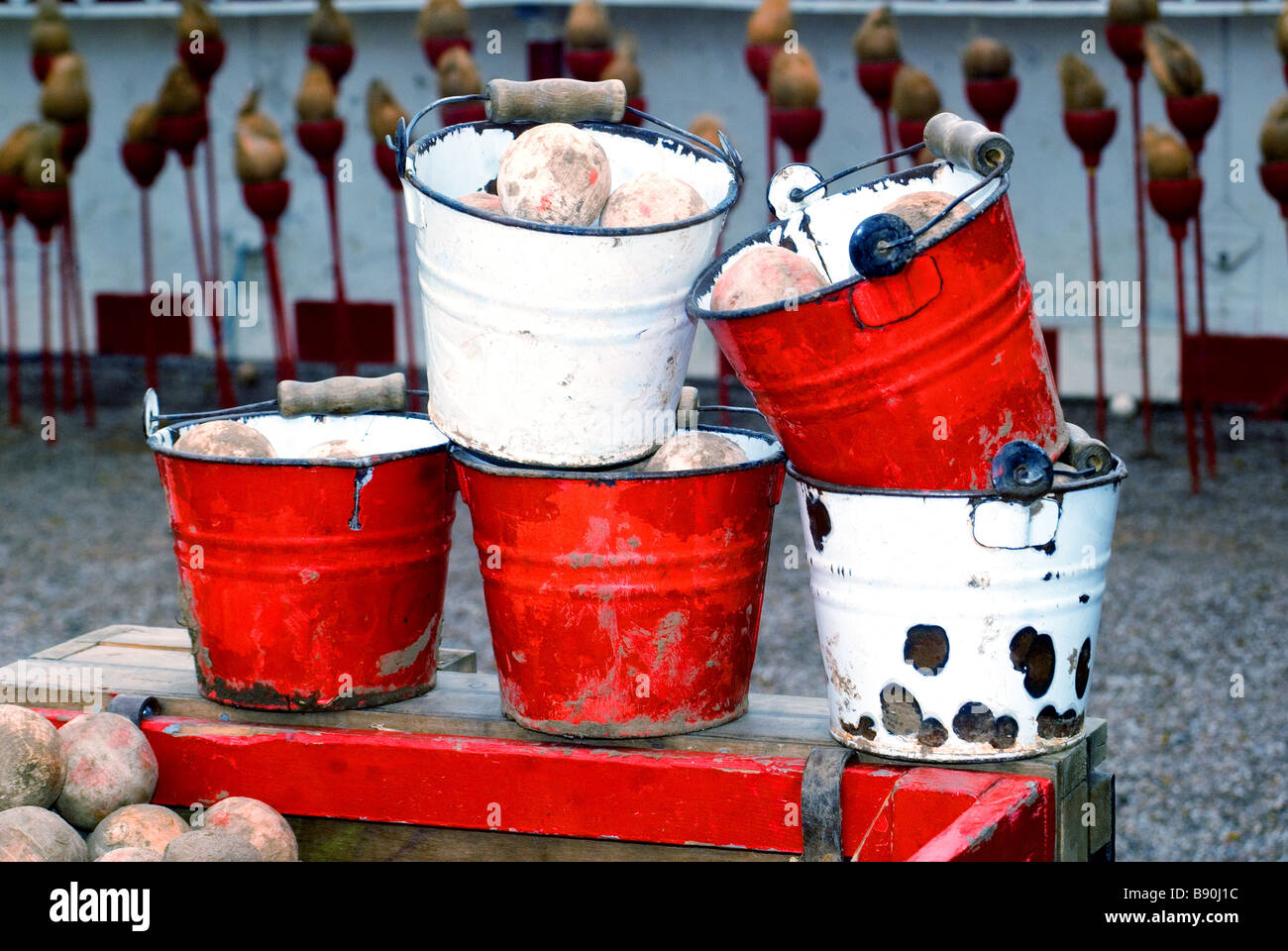 Baskets in a Fair Stock Photo - Alamy
