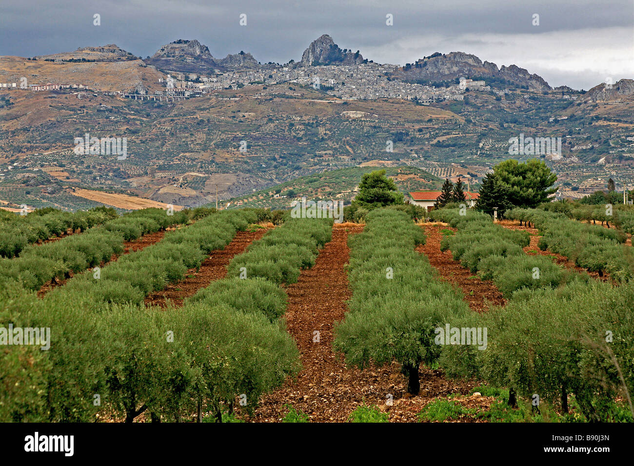 Way to Caltabellotta, Caltabellotta, Sicily, Italy Stock Photo - Alamy