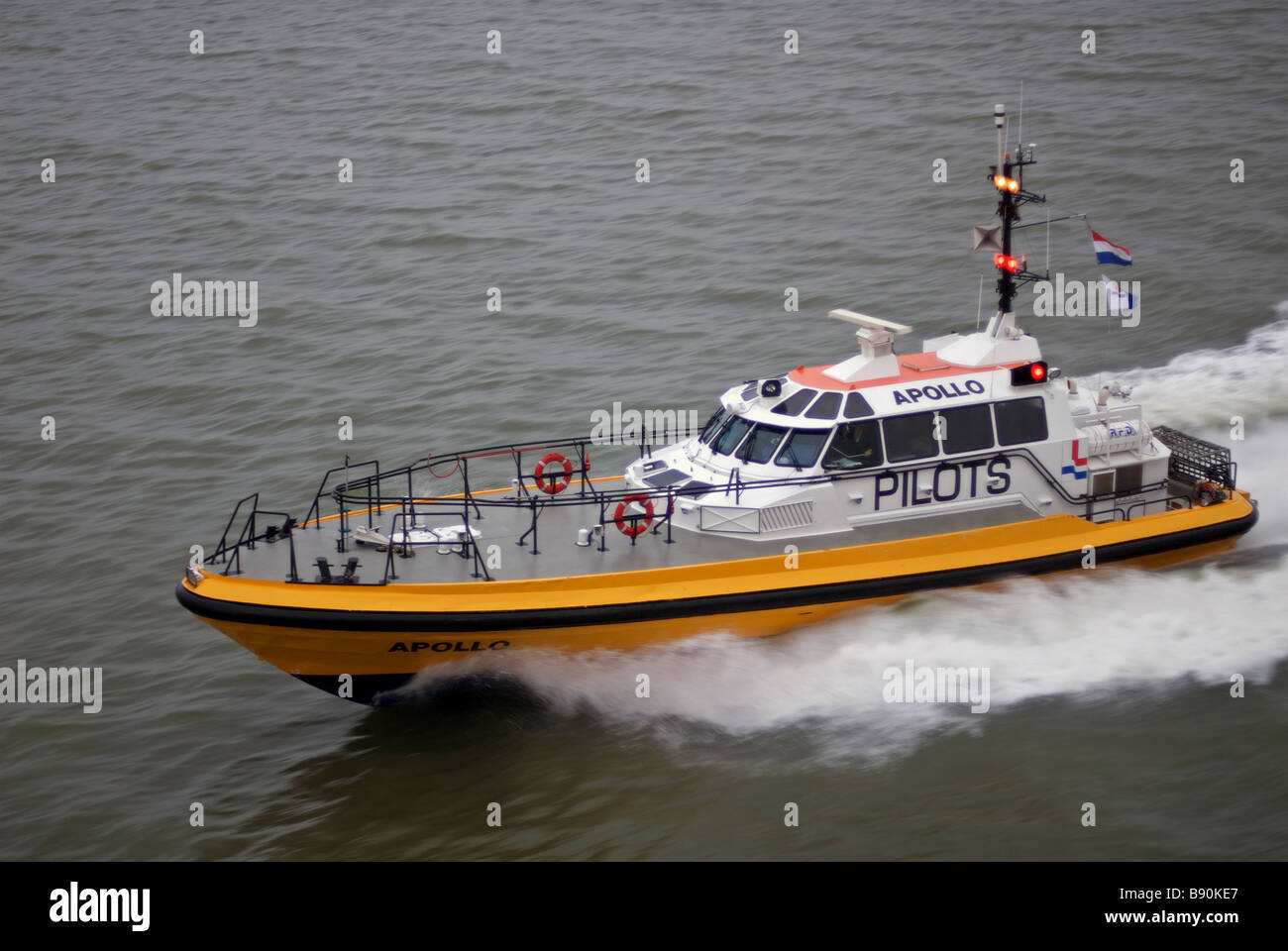 Pilot boat, Hook of Holland, Netherlands Stock Photo - Alamy