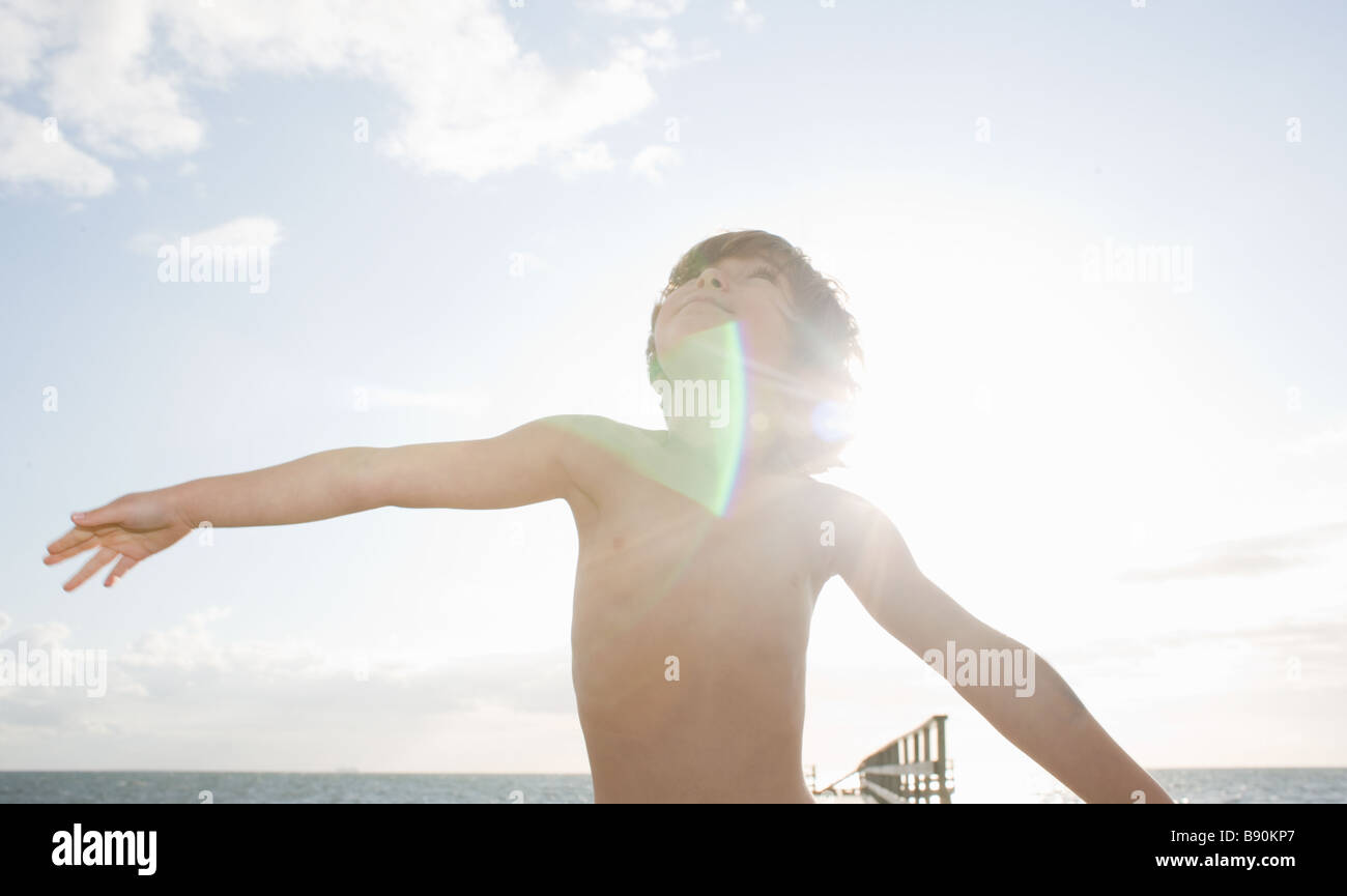 Kid Reach Out Hand High Resolution Stock Photography and Images - Alamy
