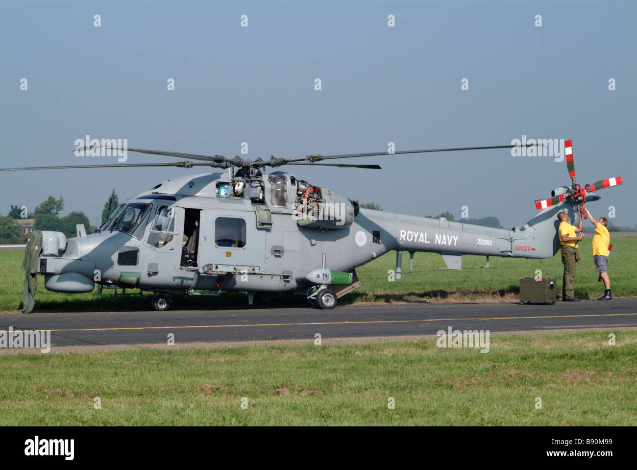 Royal Navy Lynx Helicopter On High Resolution Stock Photography and ...
