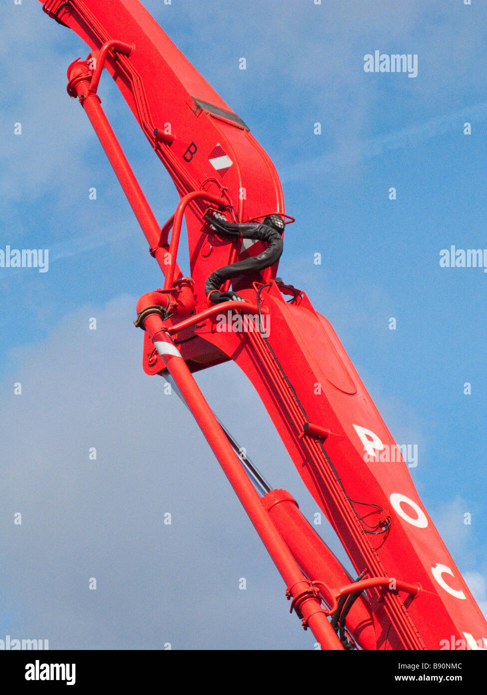 concrete delivery tube Stock Photo - Alamy