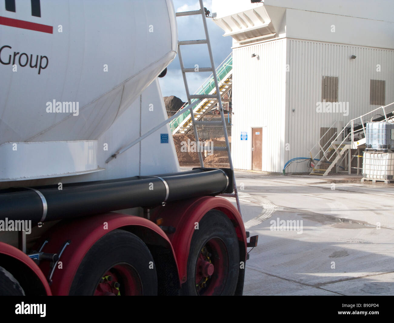 wagon transporting cement from a cemex plant Stock Photo - Alamy
