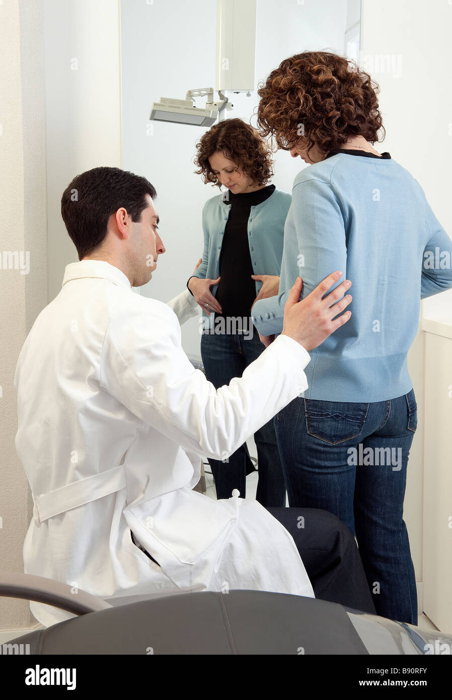 Cosmetic surgery consult with patient Stock Photo - Alamy