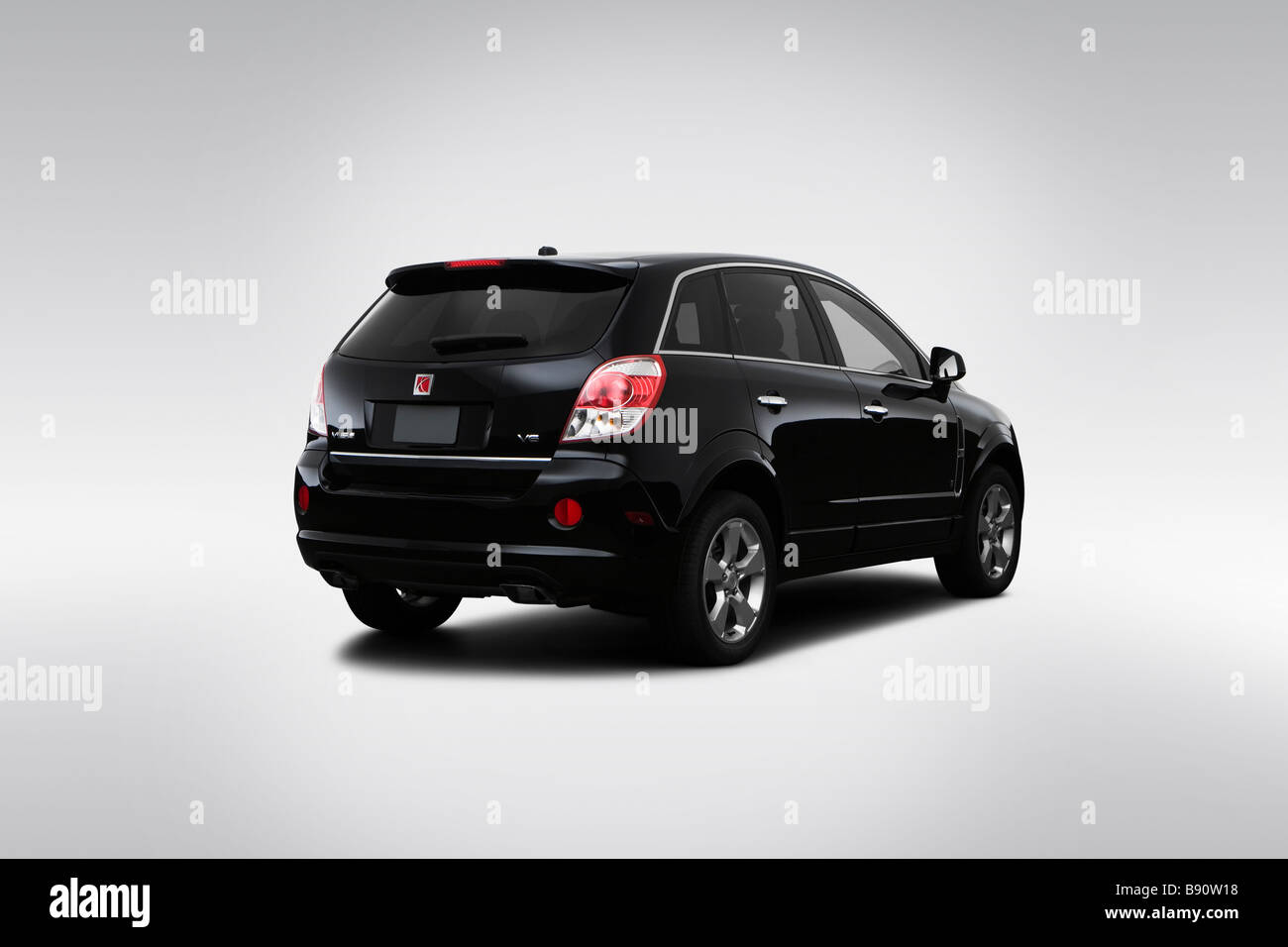 2009 Saturn VUE Red Line in Black - Rear angle view Stock Photo - Alamy