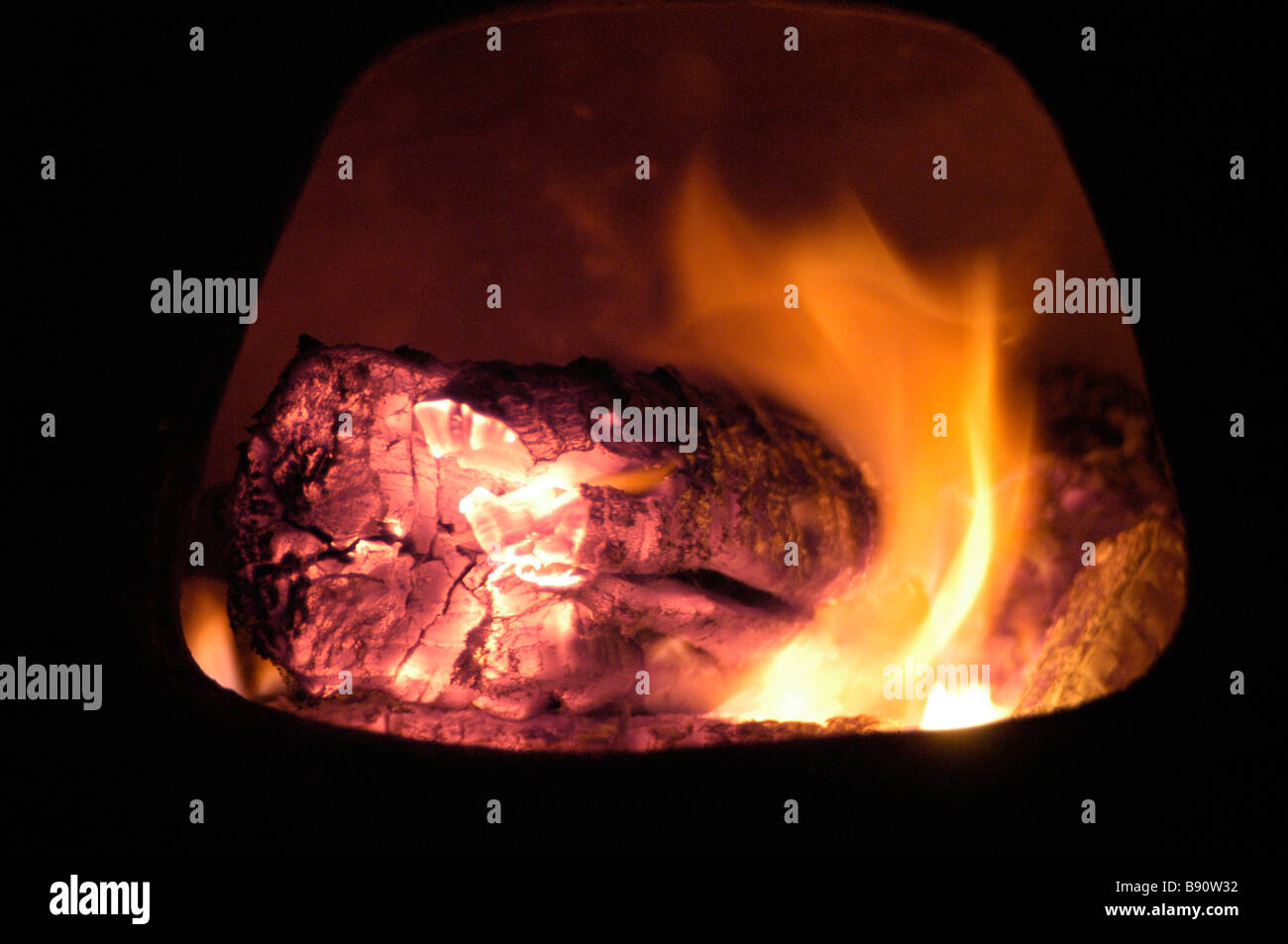 Fireplace Log High Resolution Stock Photography and Images - Alamy