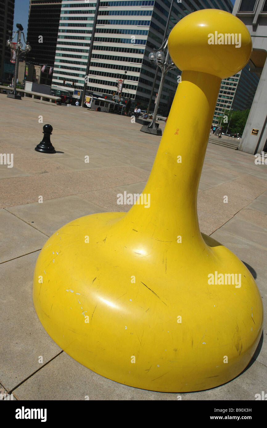 Oversized game piece in Your Move by artists Roger White, Daniel ...