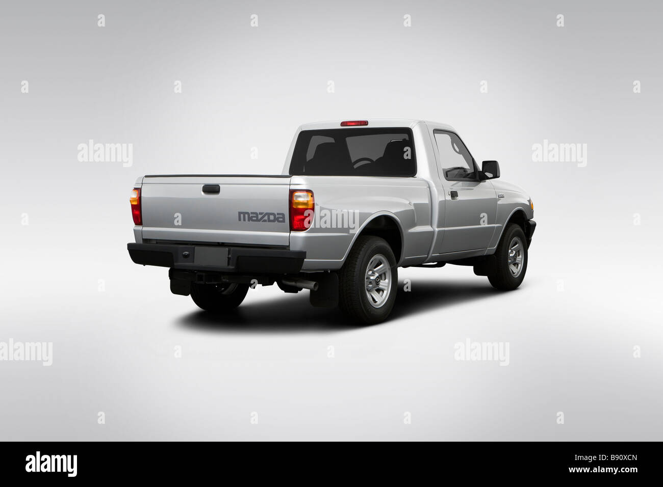 2009 Mazda B 2300 B2300 in Silver - Rear angle view Stock Photo - Alamy