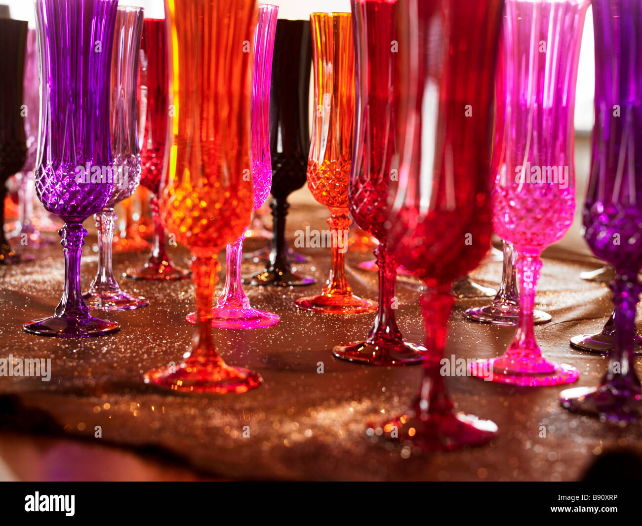 Coloured glasses hi-res stock photography and images - Alamy