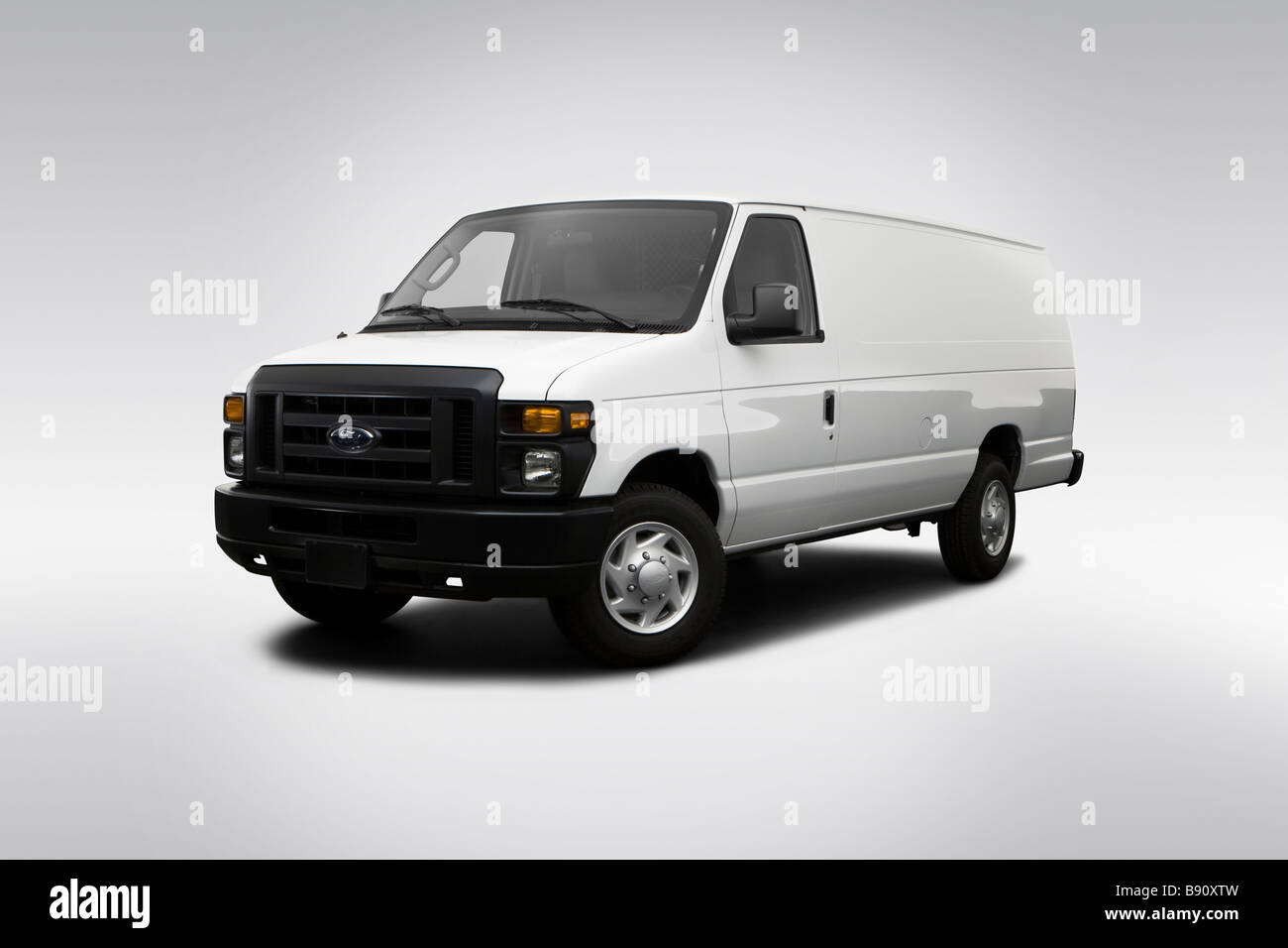 Van side view white hi-res stock photography and images - Alamy