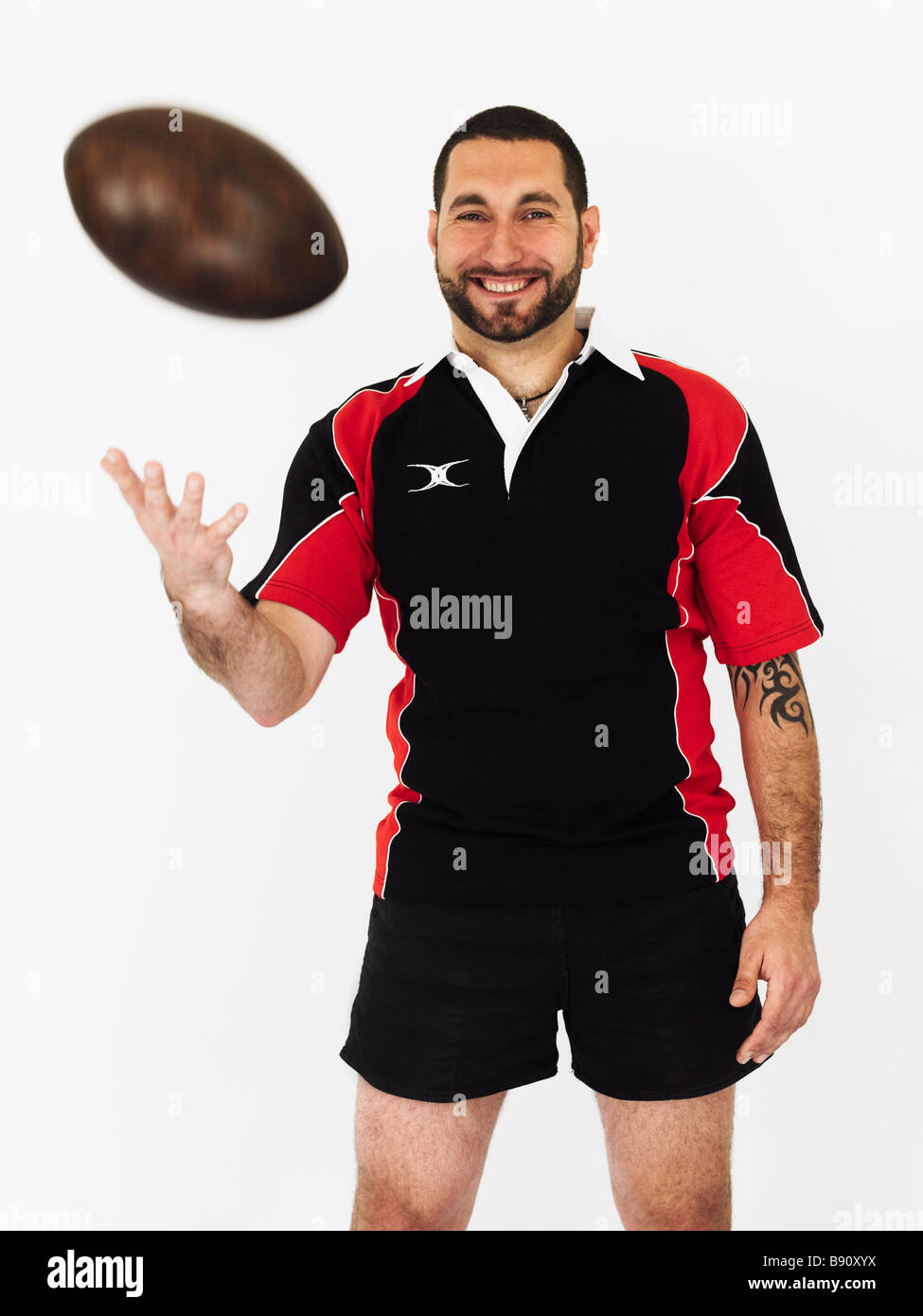 A rugby player portrait Stock Photo - Alamy