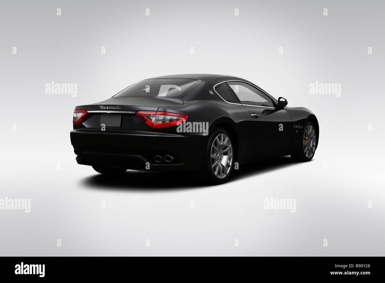 2009 Maserati Gran Turismo in Gray - Rear angle view Stock Photo - Alamy