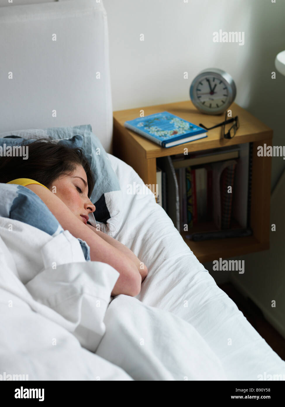 A woman sleeping Stock Photo - Alamy