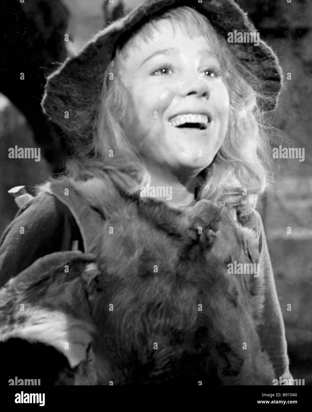 Soviet actress Nadezhda Rumyantseva as the Wood Boy in the film Star ...