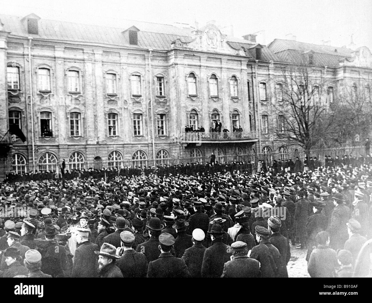 St Petersburg during 1905 Revolution Meeting near St Petersburg ...