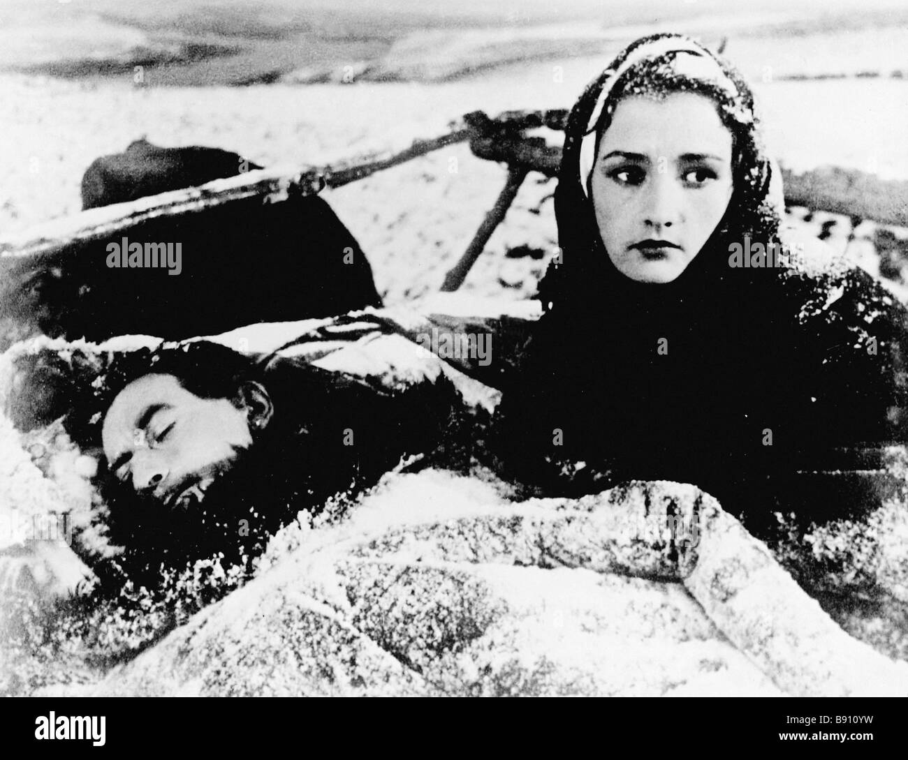 Still from 1957 film And Quiet Flows the Don directed by Sergei ...