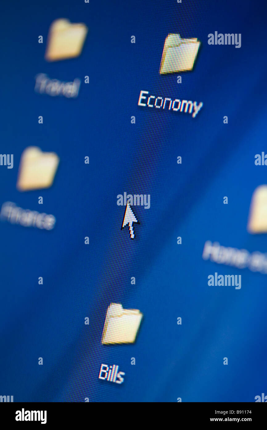One computer folder icon hi-res stock photography and images - Alamy