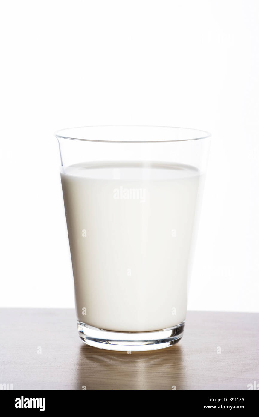 A glass of milk close-up Stock Photo - Alamy