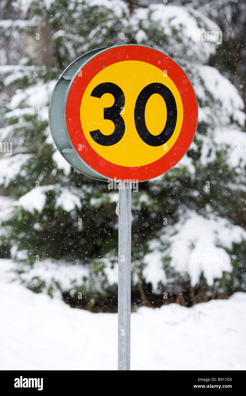 A road sign Sweden Stock Photo - Alamy