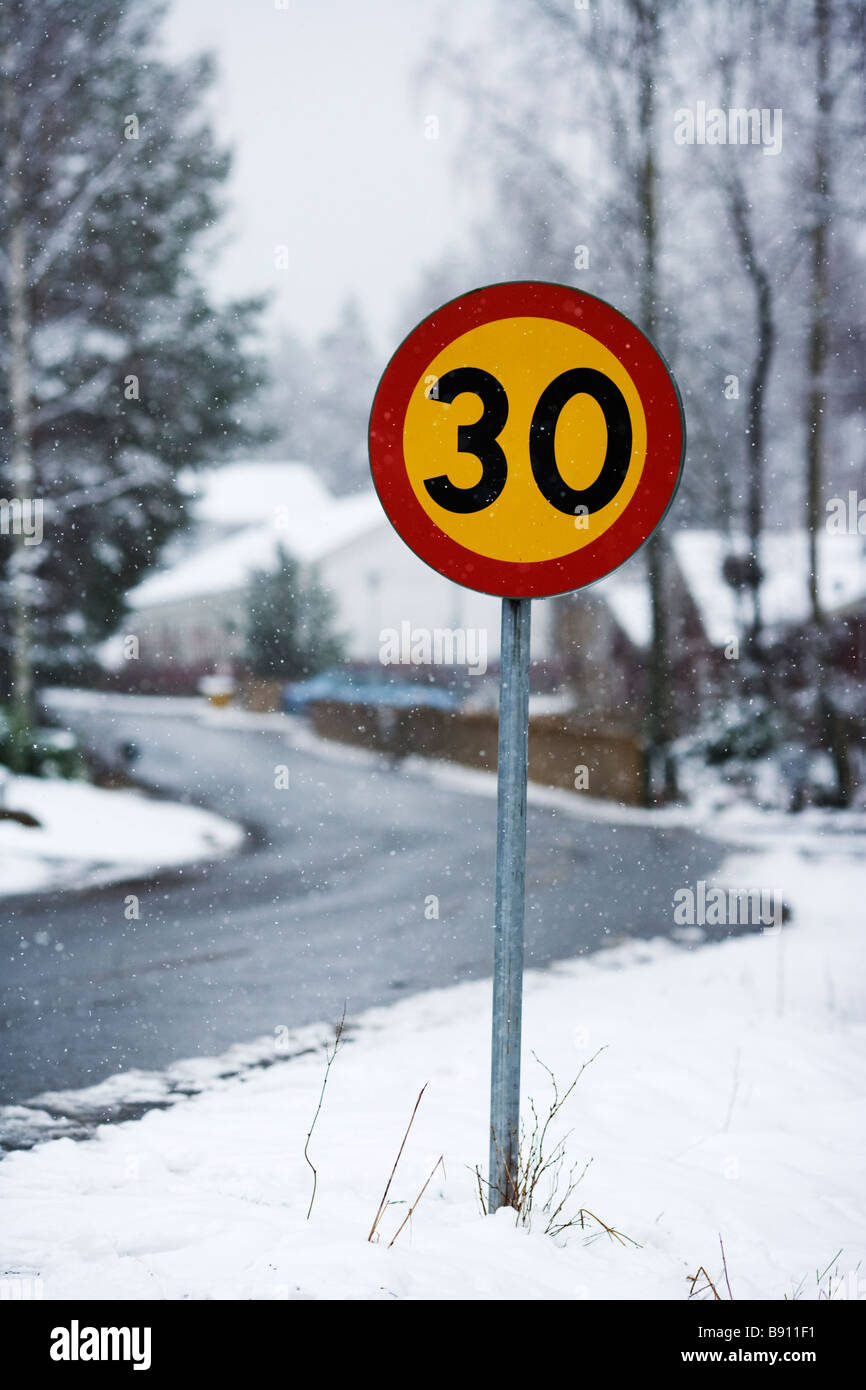 A road sign Sweden Stock Photo - Alamy