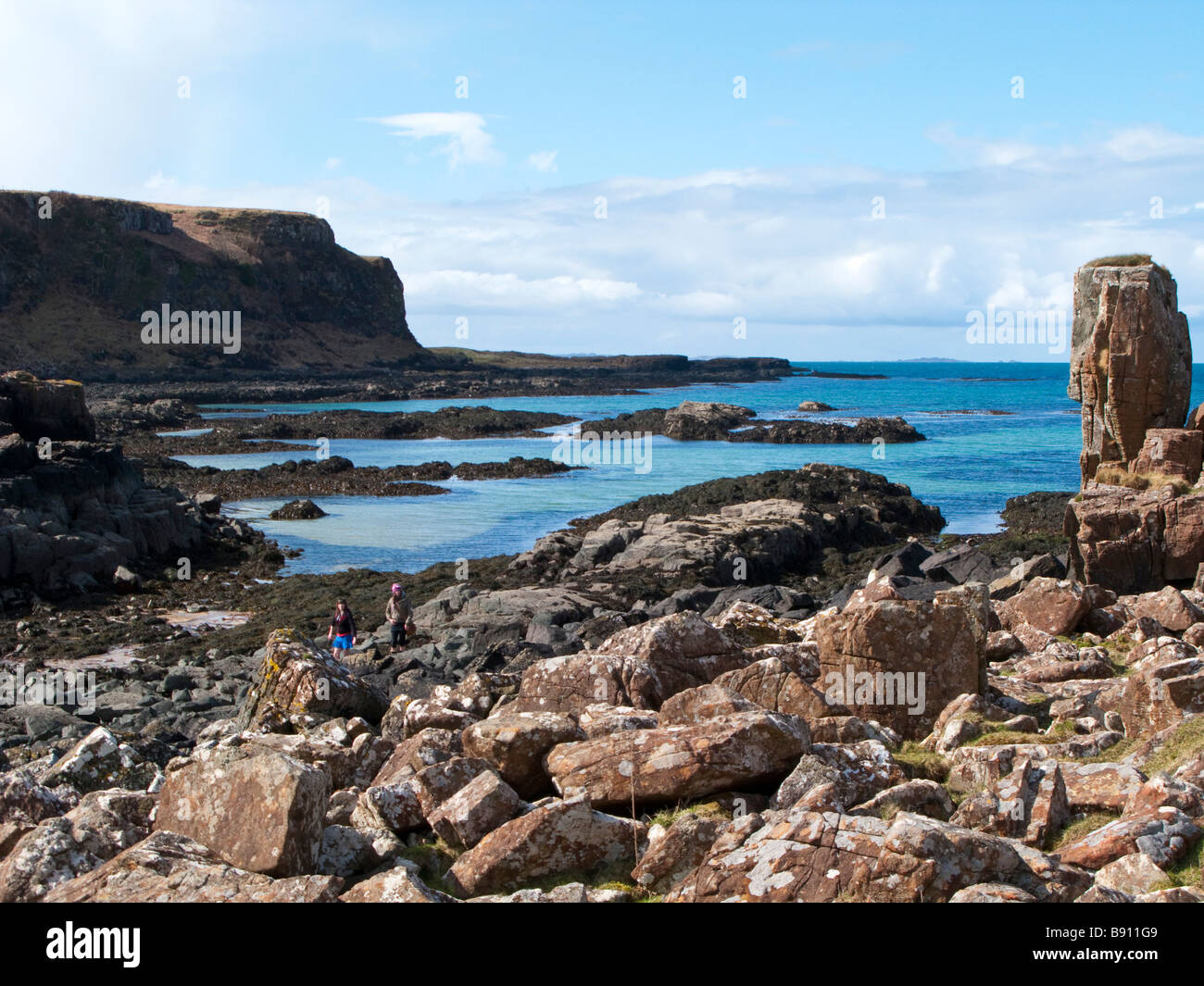 the coast at Port Langumull on the Isle of Mull Stock Photo - Alamy