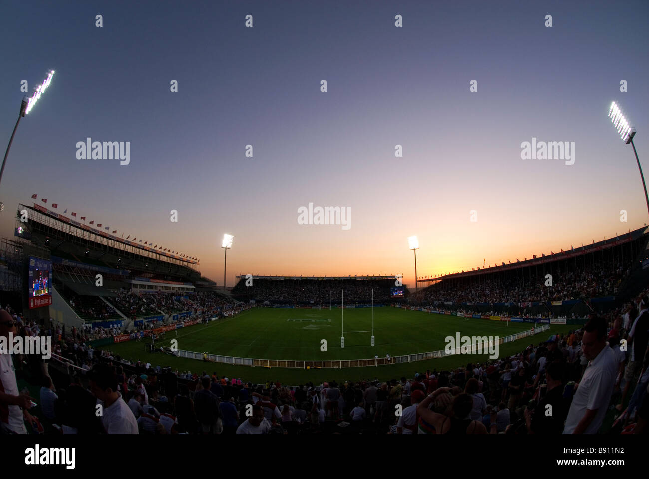 IRB Rugby Sevens world cup 2009 Dubai Stock Photo - Alamy