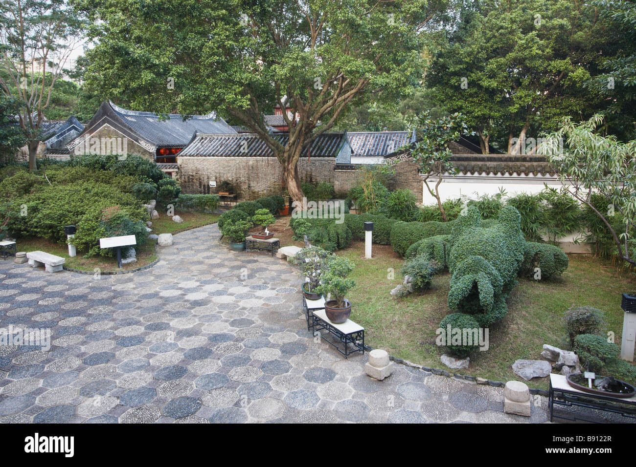 Gardens In Kowloon Walled City Kowloon City Kowloon Hong Kong Stock ...