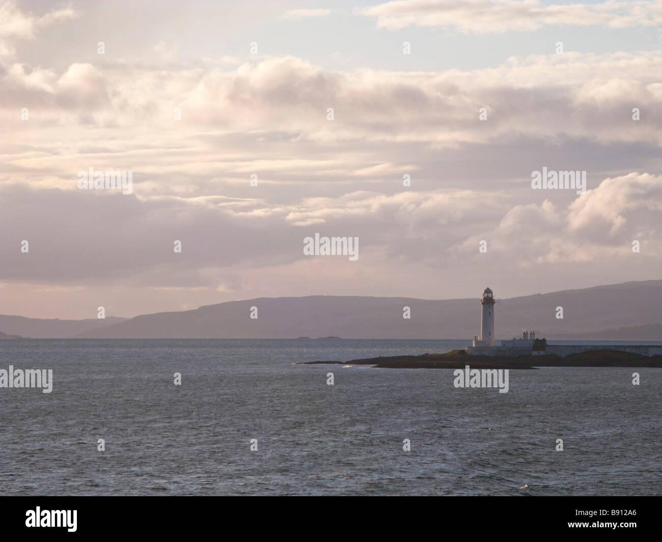 The lighthouse near Lismore in the Sound of Mull Stock Photo - Alamy