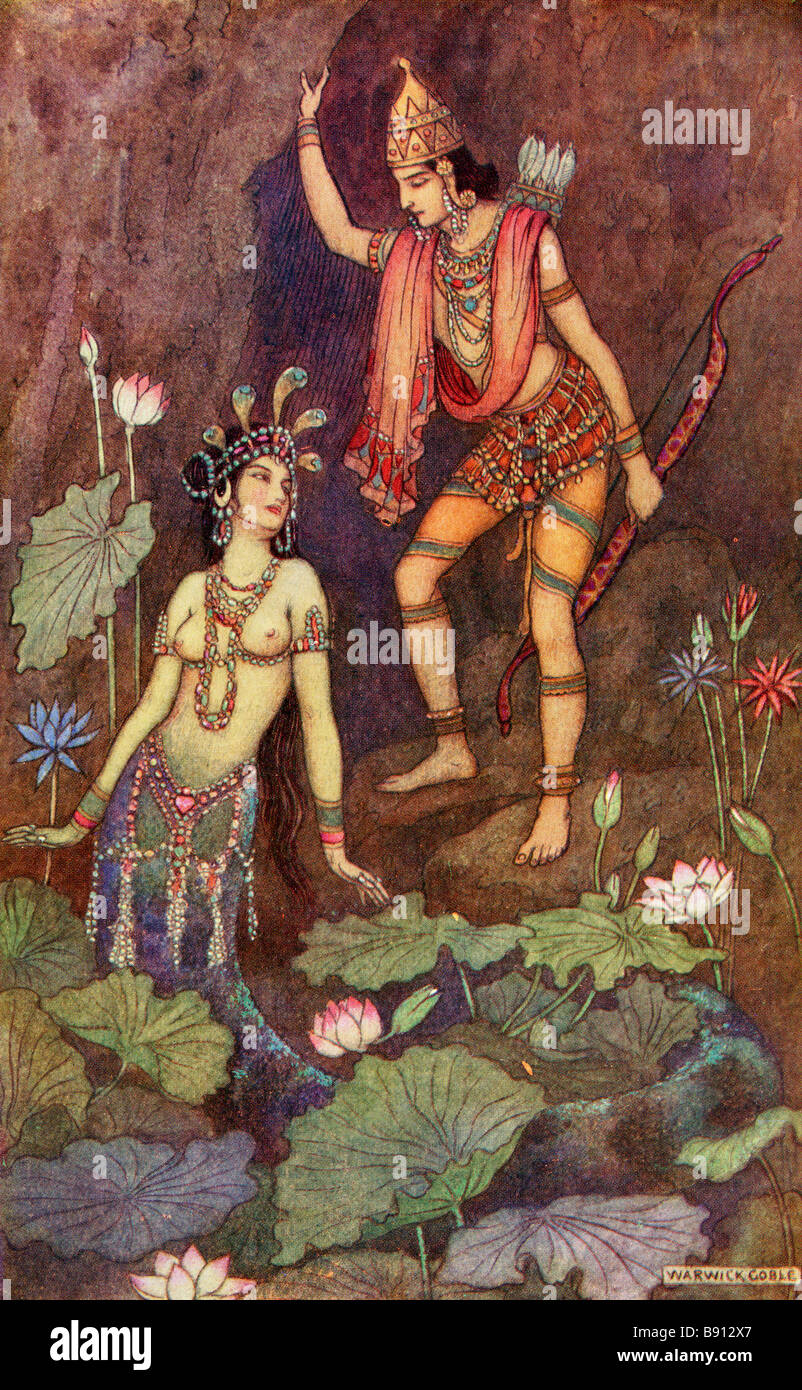 Indian river illustration hi-res stock photography and images - Alamy