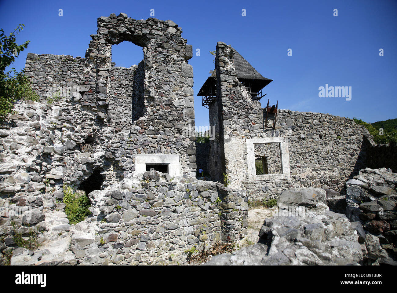 NEVITSKY CASTLE UZHGOROD UKRAINE NEAR UZHGOROD UKRAINE 26 August 2007 ...