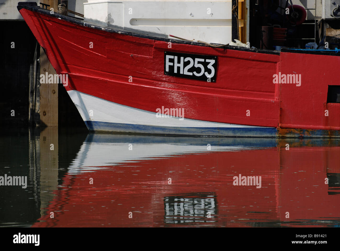 fishing boat Rye Harbour East Sussex England Stock Photo - Alamy