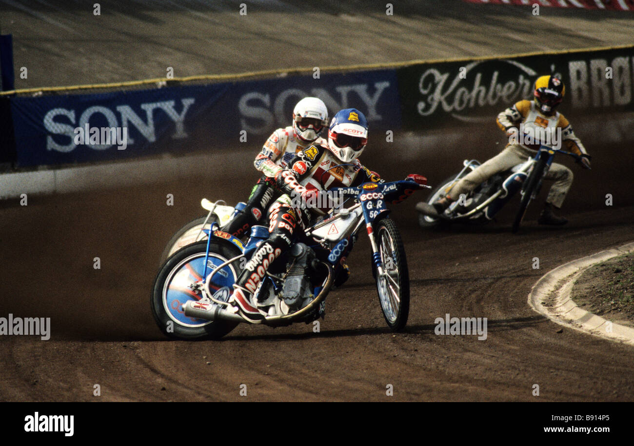 Hans Nielsen in World Speedway Championships in Amsterdam Holland 6 9 ...