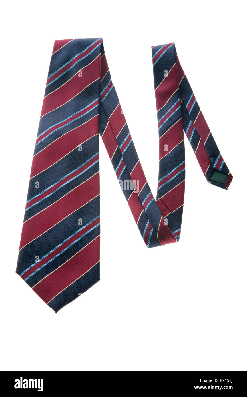 object on white clothes necktie close up Stock Photo - Alamy