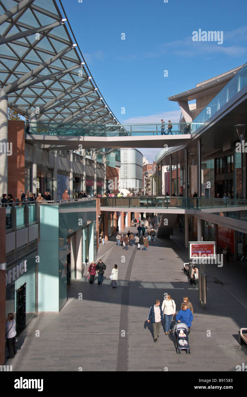 Liverpool one shopping centre hi-res stock photography and images - Alamy