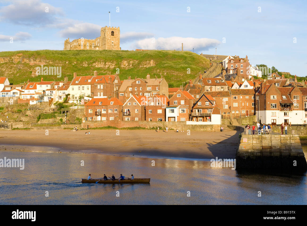 Rowing boat Whitby, N. Yorkshire Stock Photo - Alamy