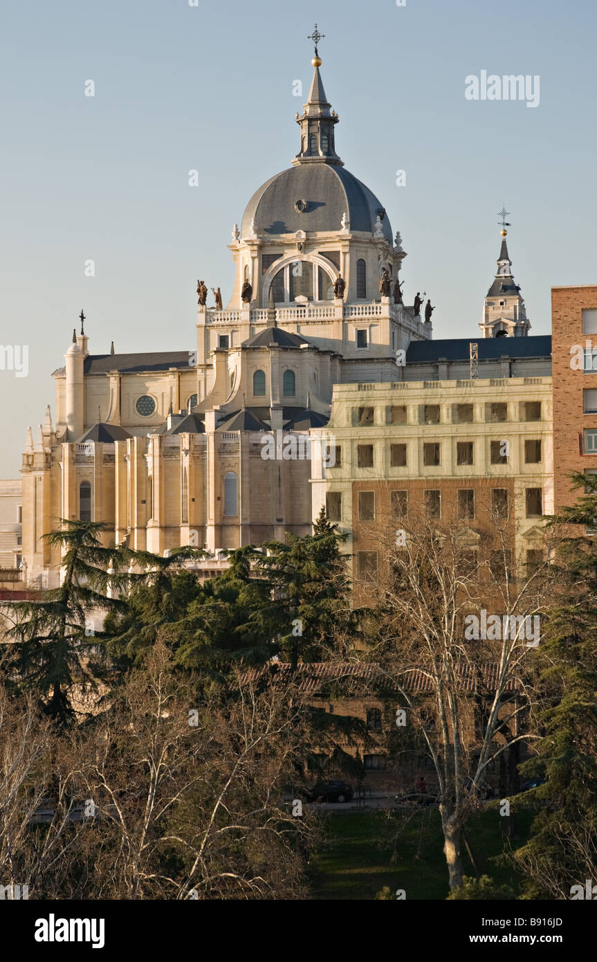 Madrid's Almudena Cathedral Stock Photo - Alamy