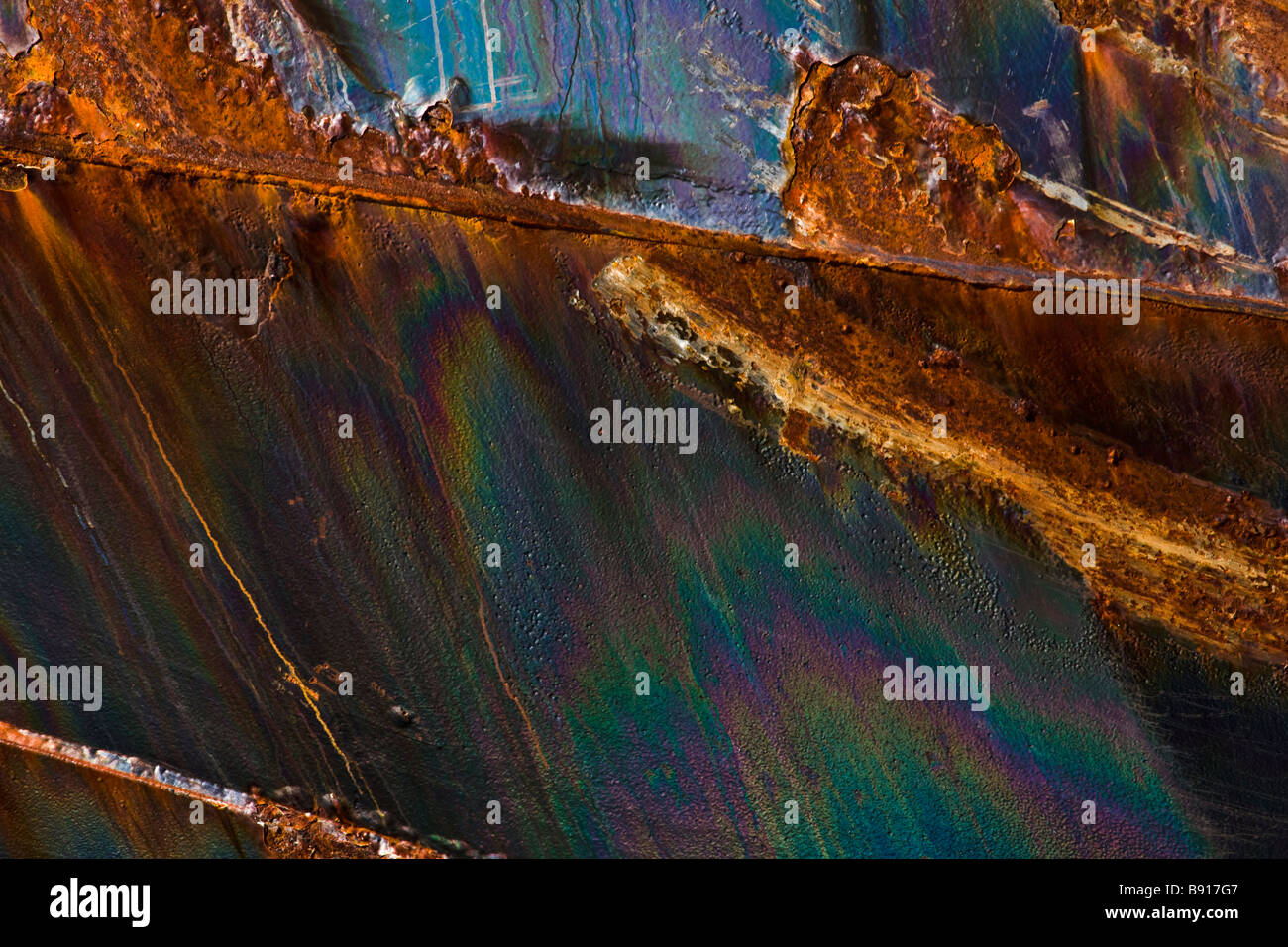 Rusty Boat Hull Terminal Island Los Angeles Harbor Los Angeles County ...