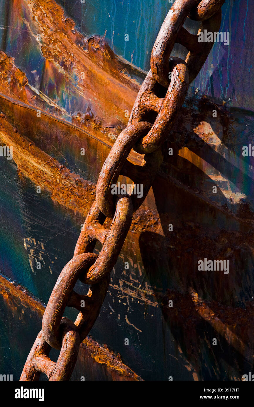 Rusty Boat Hull Terminal Island Los Angeles Harbor Los Angeles County ...