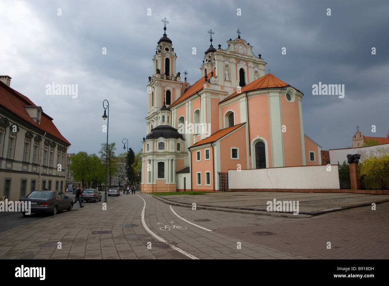 Rear view of St Catherine church Stock Photo - Alamy