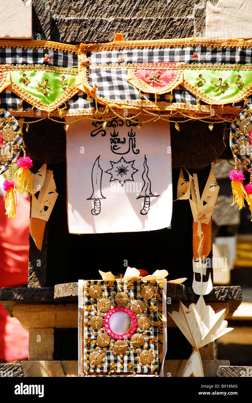 Talisman that balinese people hang in front of the house door ...