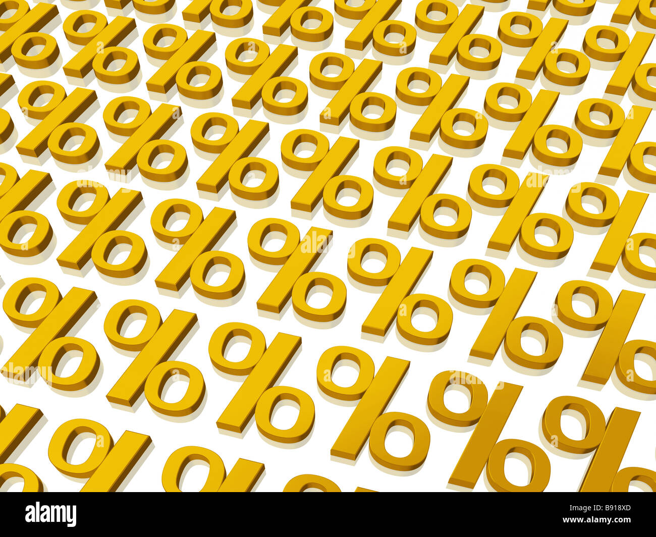 Gold percent background The three dimensional image of a mathematical ...