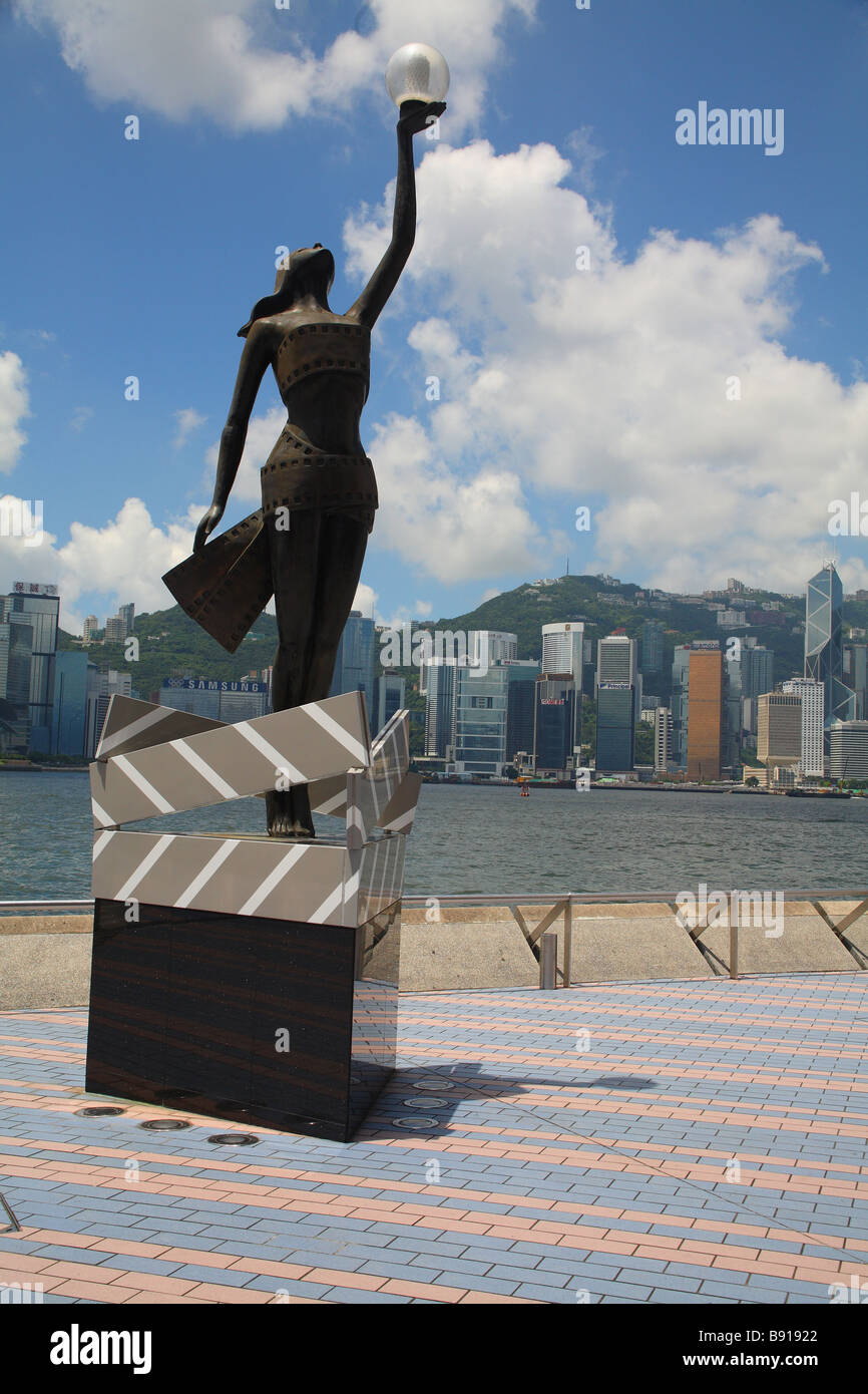 Hong Kong Film Awards Statue, Hong Kong, ROC, China Stock Photo - Alamy