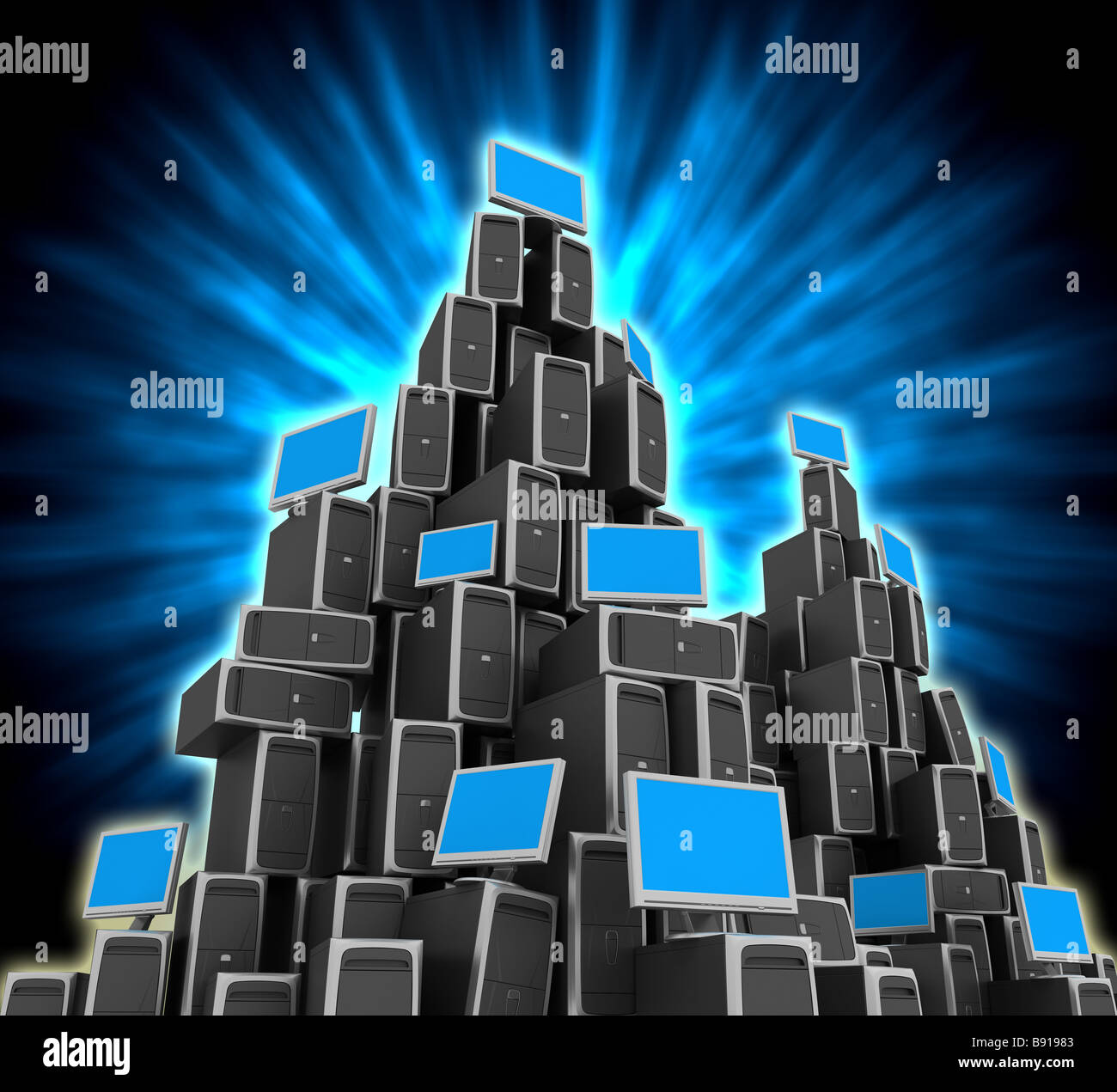 Big Network Server Stock Photo - Alamy