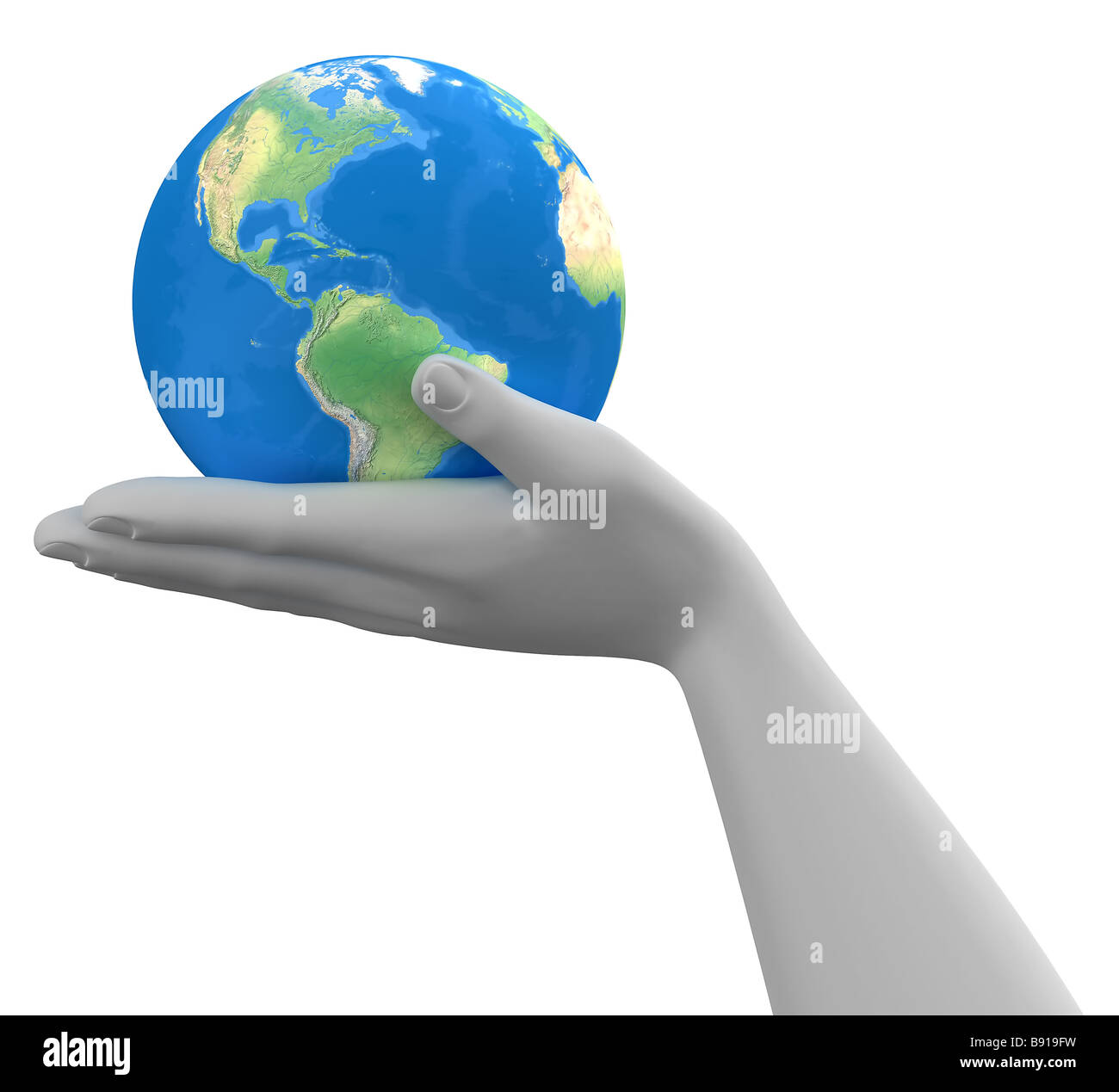 Sphere IN the hands Stock Photo - Alamy