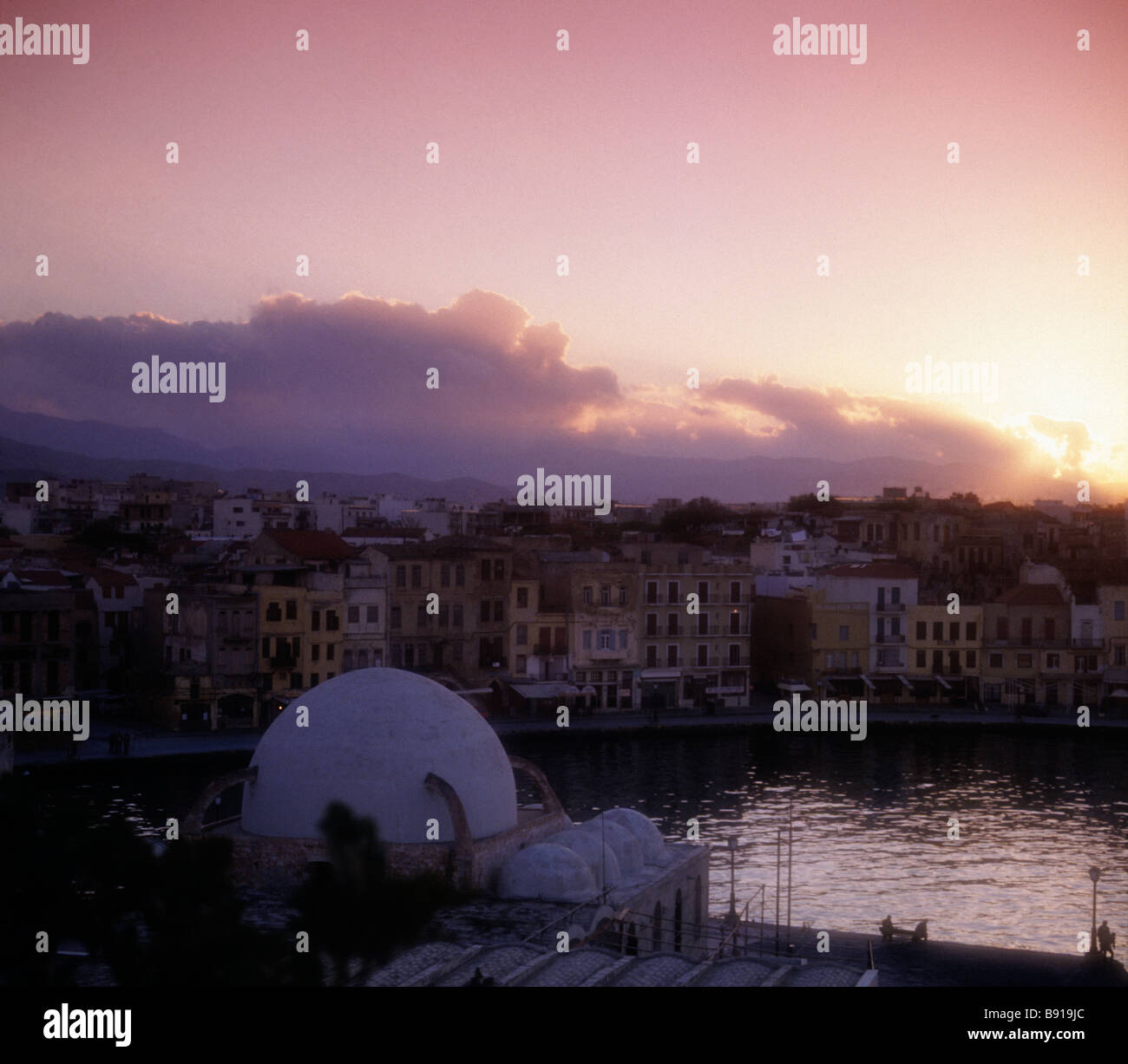 Crete sunset hi-res stock photography and images - Alamy