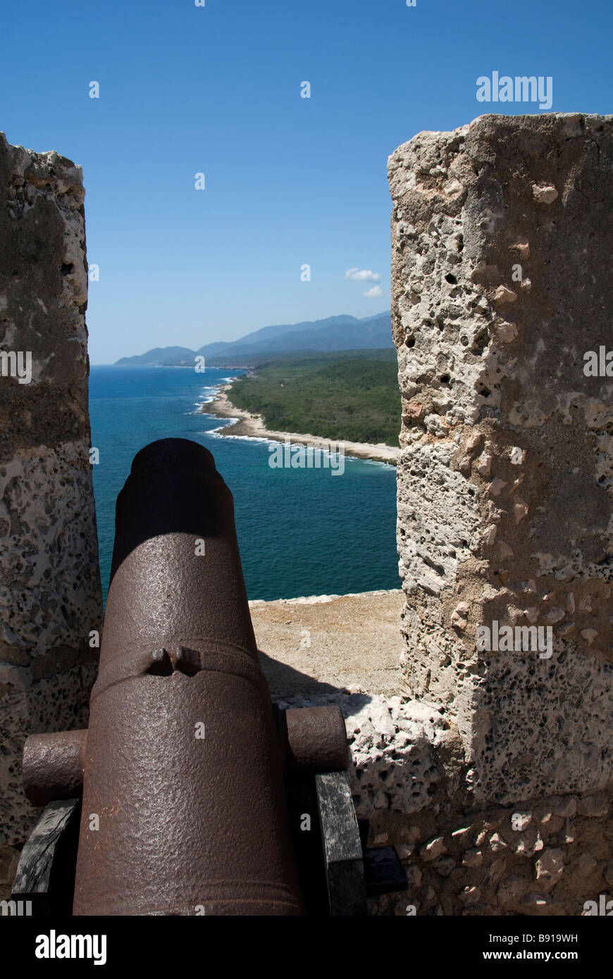 Cuba, Santiago de Cuba, The Castillo del Morro Stock Photo - Alamy