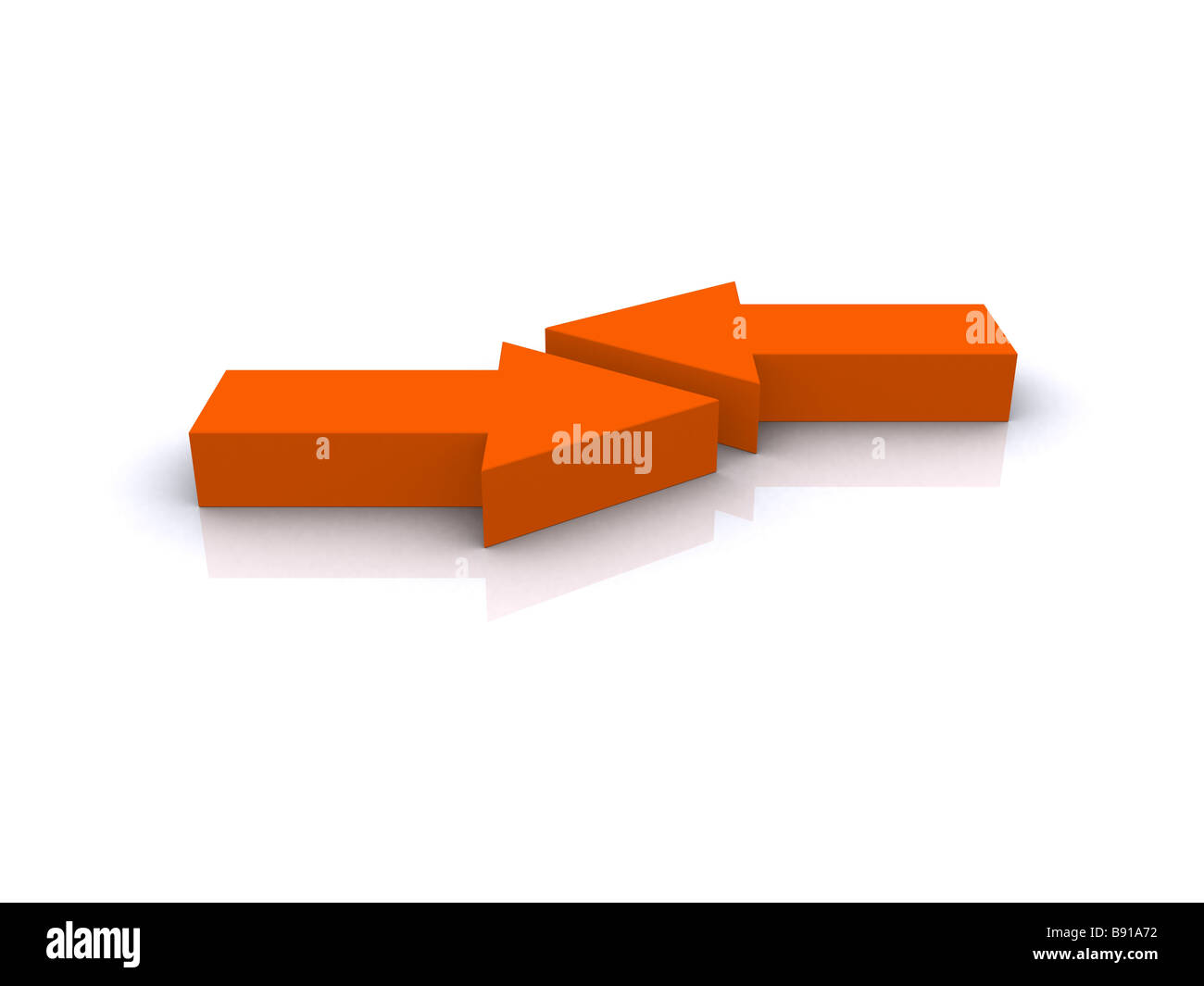 Leader arrow Cut Out Stock Images & Pictures - Alamy