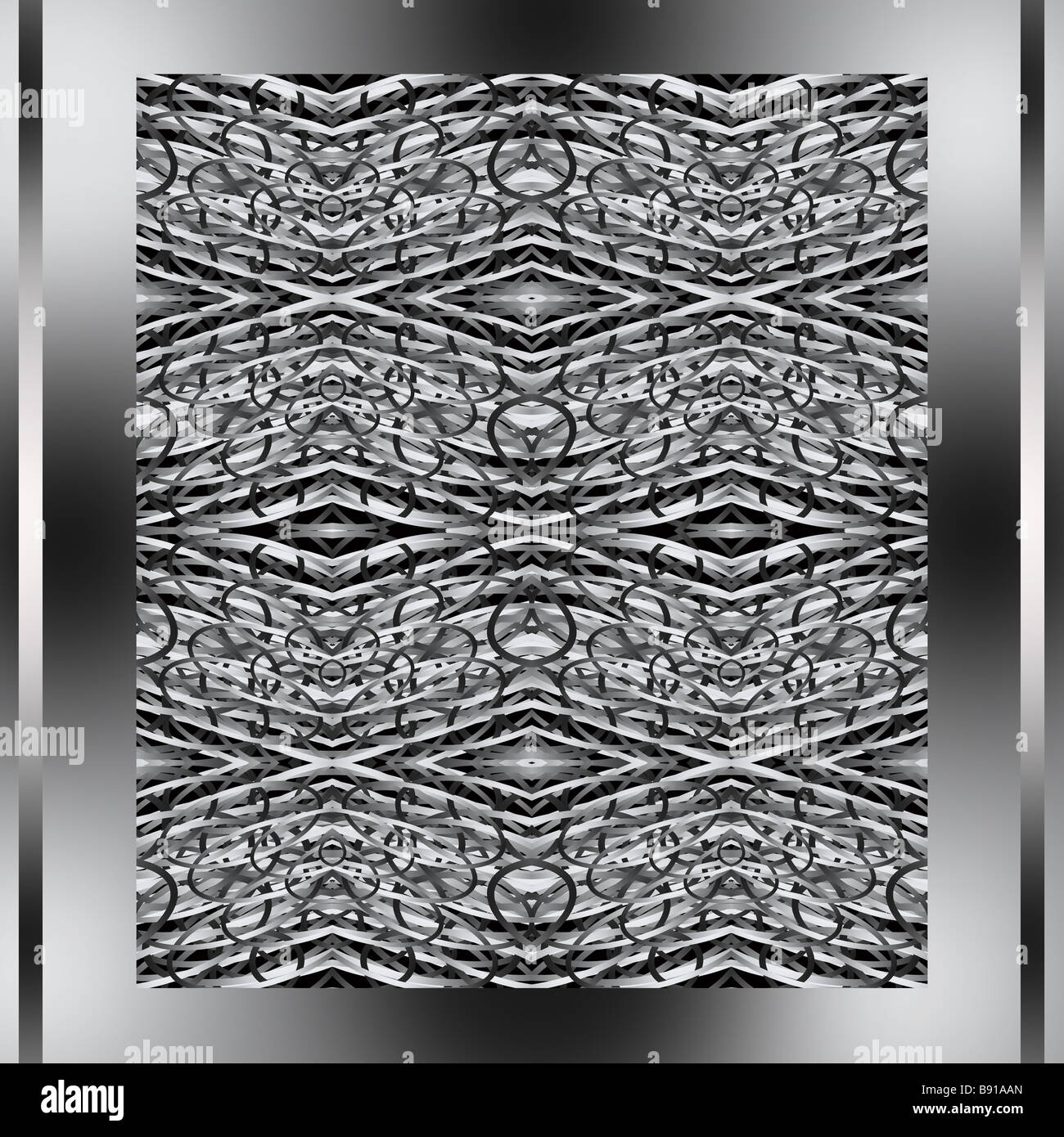 Silver pattern hi-res stock photography and images - Alamy