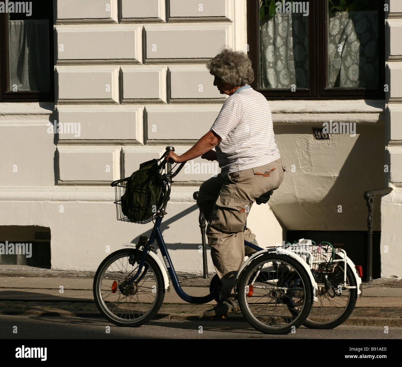 Bike copenhagen elderly hi-res stock photography and images - Alamy
